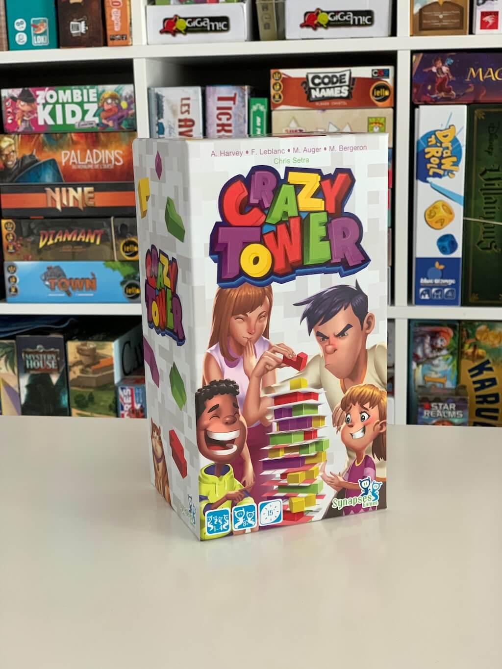Crazy Tower - Test - Jeu de société - Akoa Tujou